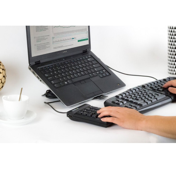 Goldtouch Numeric - Pavé numérique USB couleur clavier noir