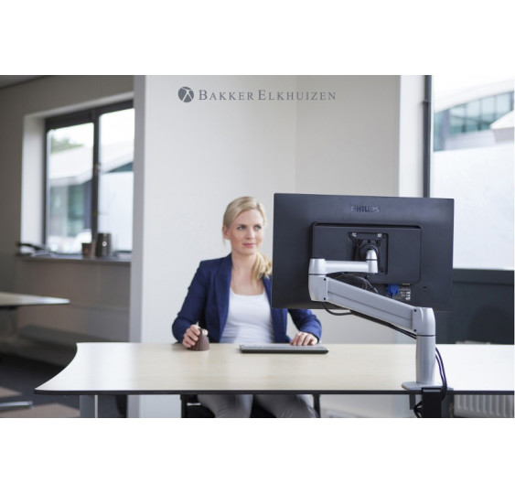 Bras support écran Space-arm (oeillet) - bras articulé Montage Bras ...