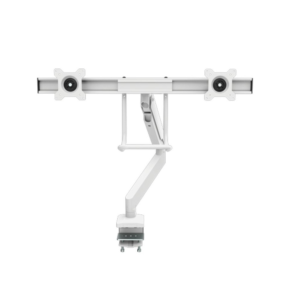 Bras porte-écran double à barre transversale Eppa™ couleur bras Eppa blanc