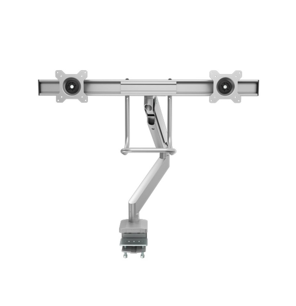 Bras porte-écran double à barre transversale Eppa™ couleur bras Eppa silver