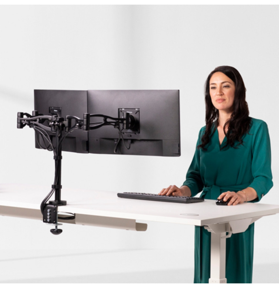 Bras double porte-écran Vista - Fellowes