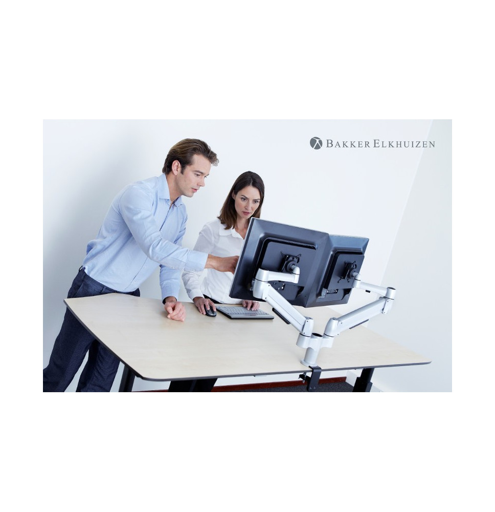 Bras support double écran Space-arm (étau)